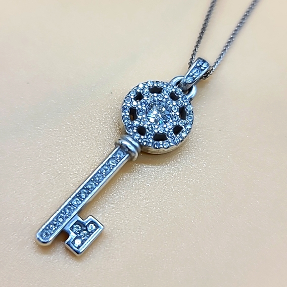 Brighton | Jewelry | Retired Brighton Illumina Petite Key Swarovski ...